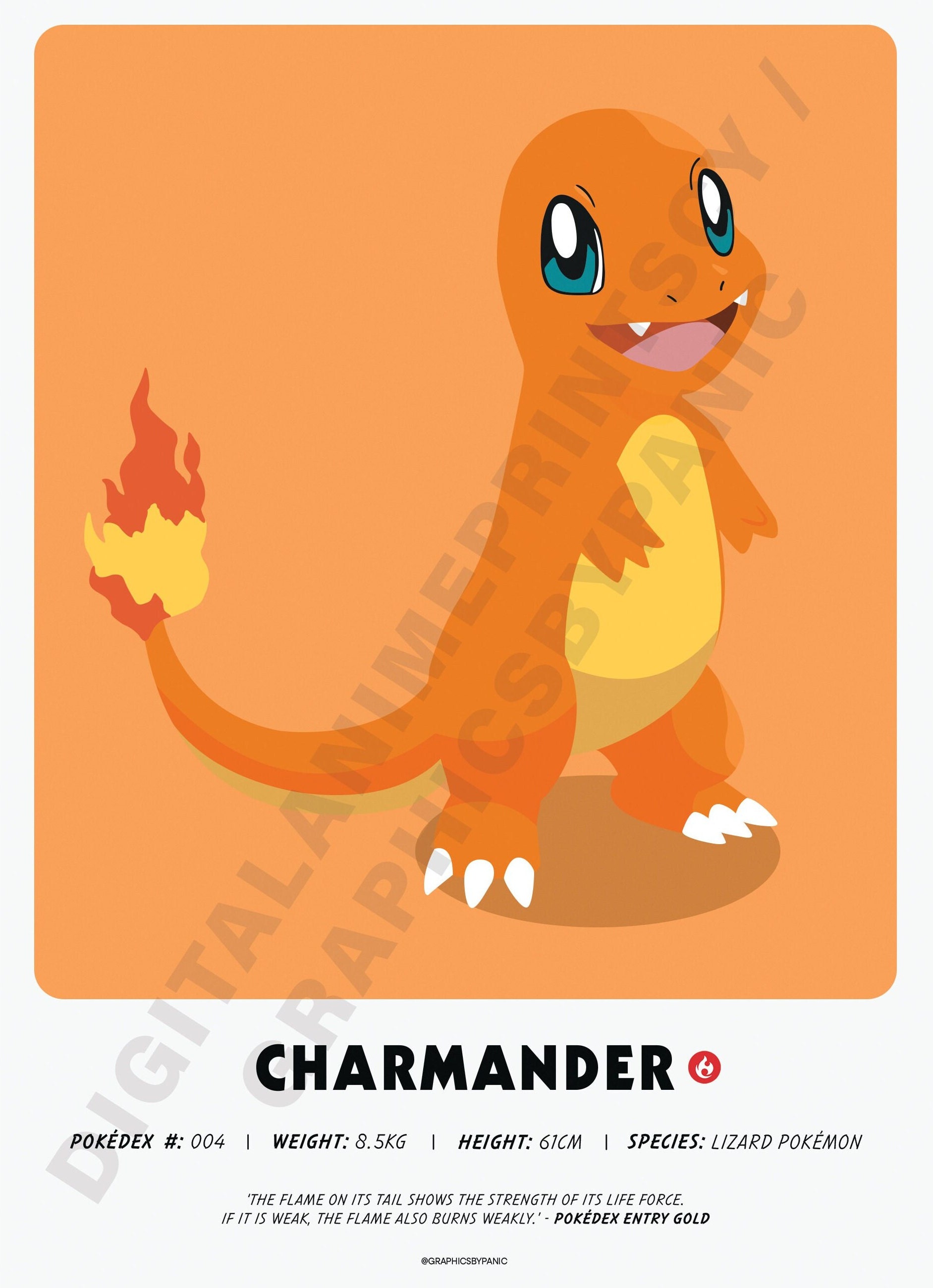 Pokemon Starter Poster Bundle Minimalistic Pokemon Print Squirtle ...