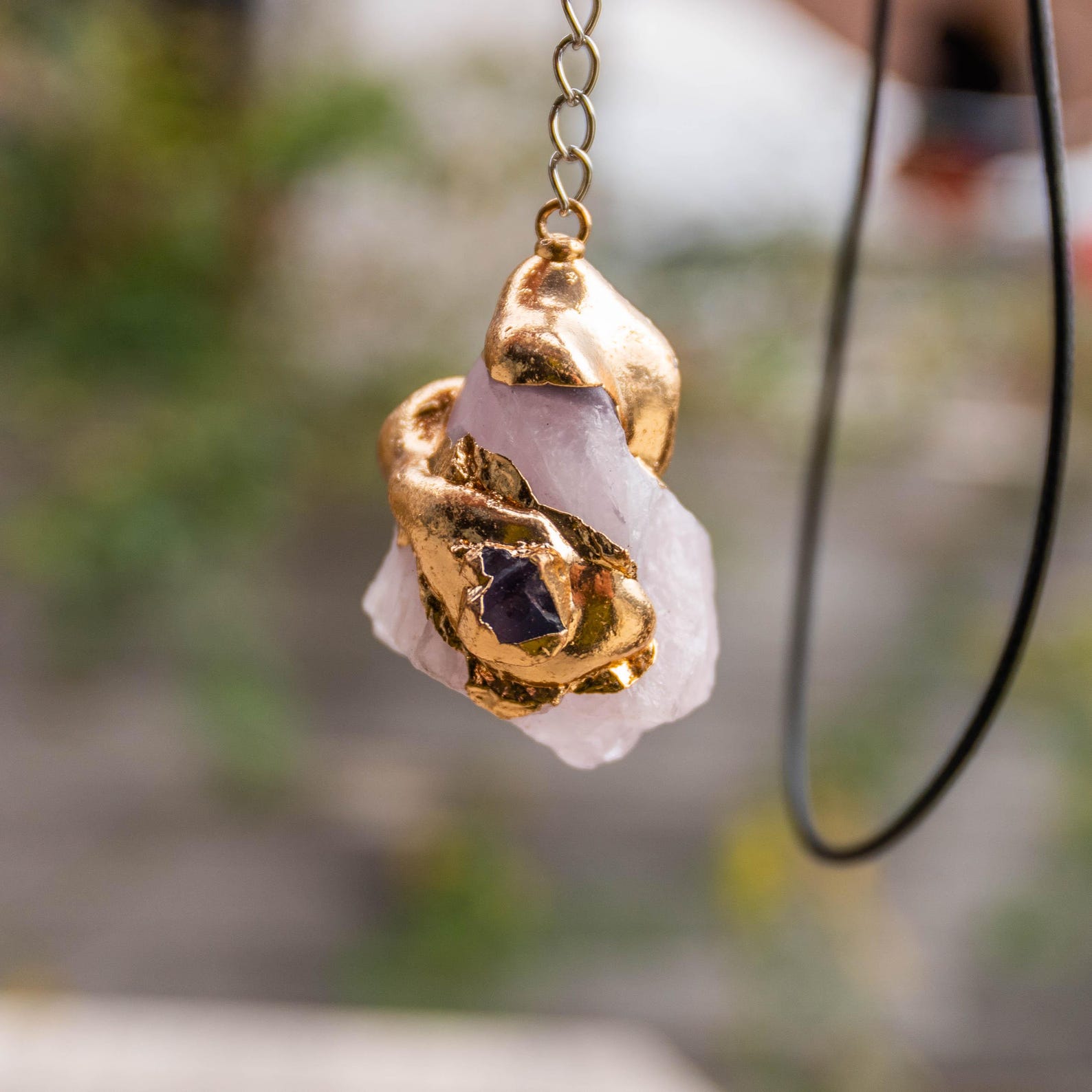 Healing Crystals,wire Necklace,crystal Stone Anxiety Healing,dainty ...