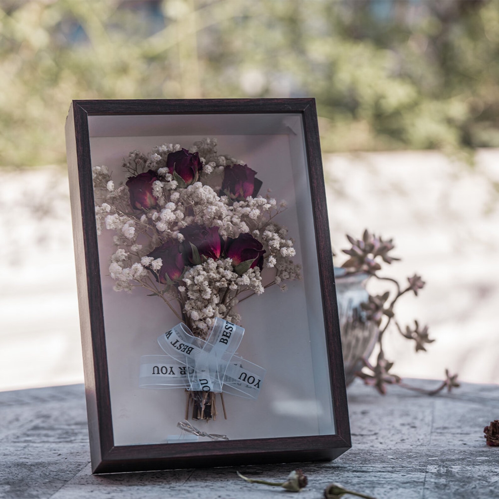 Dried Flowers in Frame | Framed Dried Flowers | Dried Flower ...