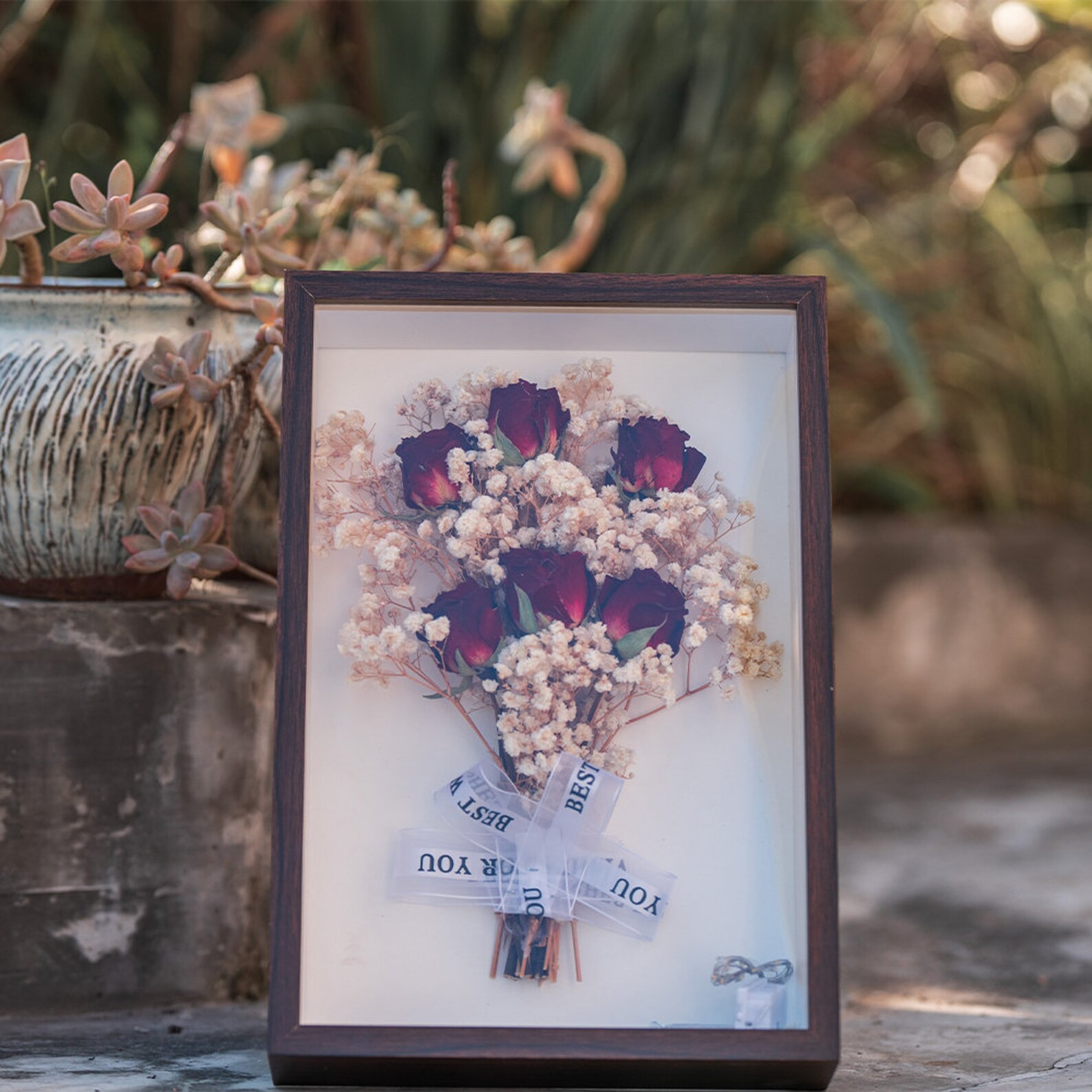 Dried Flowers in Frame | Framed Dried Flowers | Dried Flower ...