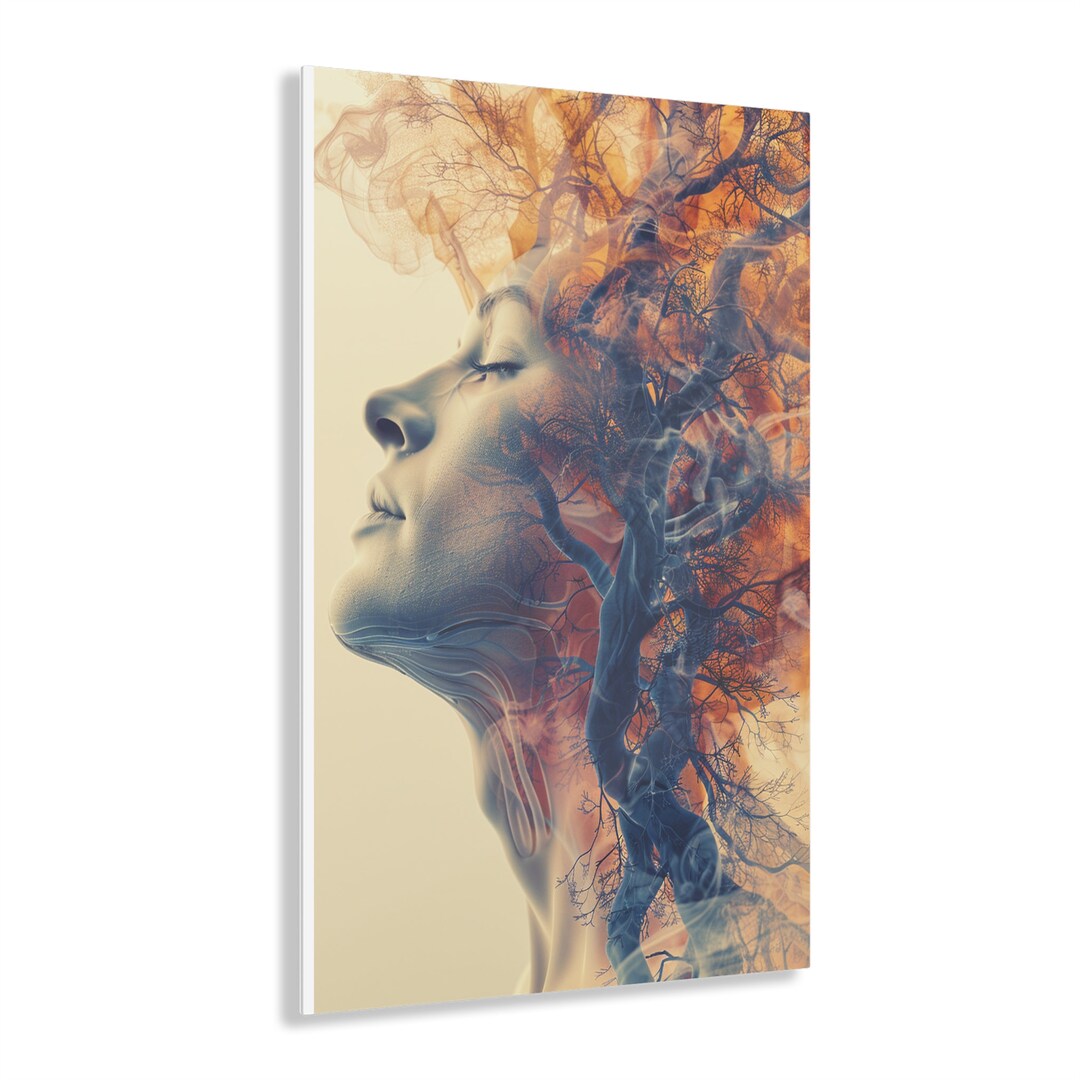 Neuronal Network Map: Brain Scan Poster, Neural Nexus, Neuroscience ...