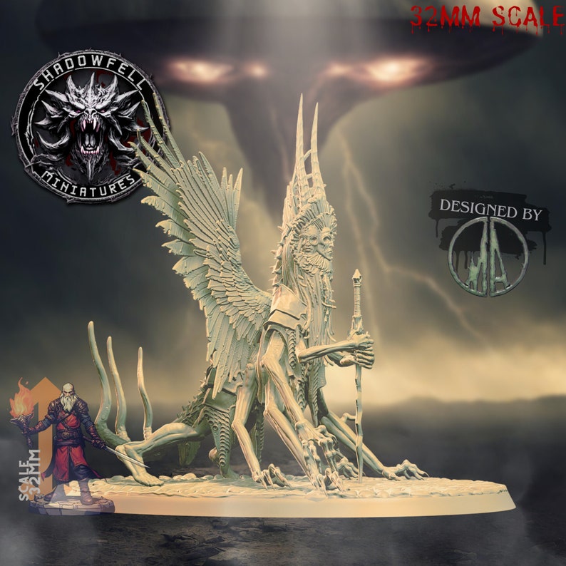 Dark Figure Dnd Miniature Urielios, Sinister Figure, Warlike Demon ...