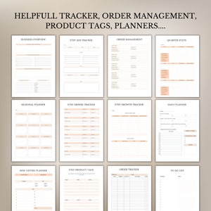 Etsy Shop Planner Printable | Digital Business Planner | Sell on Etsy ...