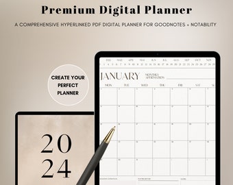 2024 Digital Planner | DATED Goodnotes Digital Planner 2024 | Digital ...