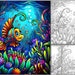 Ocean Life Coloring Book: Vibrant Marine Creatures (PDF Download) - Etsy