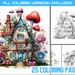 Fairy Tale House Coloring Pages, Fantasy Fairytale Cottage Coloring ...