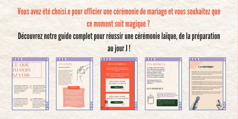 Complete Guide to an Unforgettable Secular Ceremony - Organize a ...