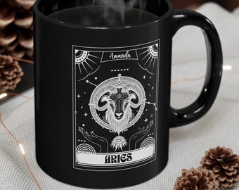 Personalized Astrology Zodiac Sign Mug, Custom Zodiac Birthday Mug ...