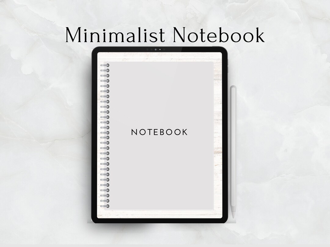 Minimalist Digital Notebook Journal,digital Notebook for Ipad,digital ...