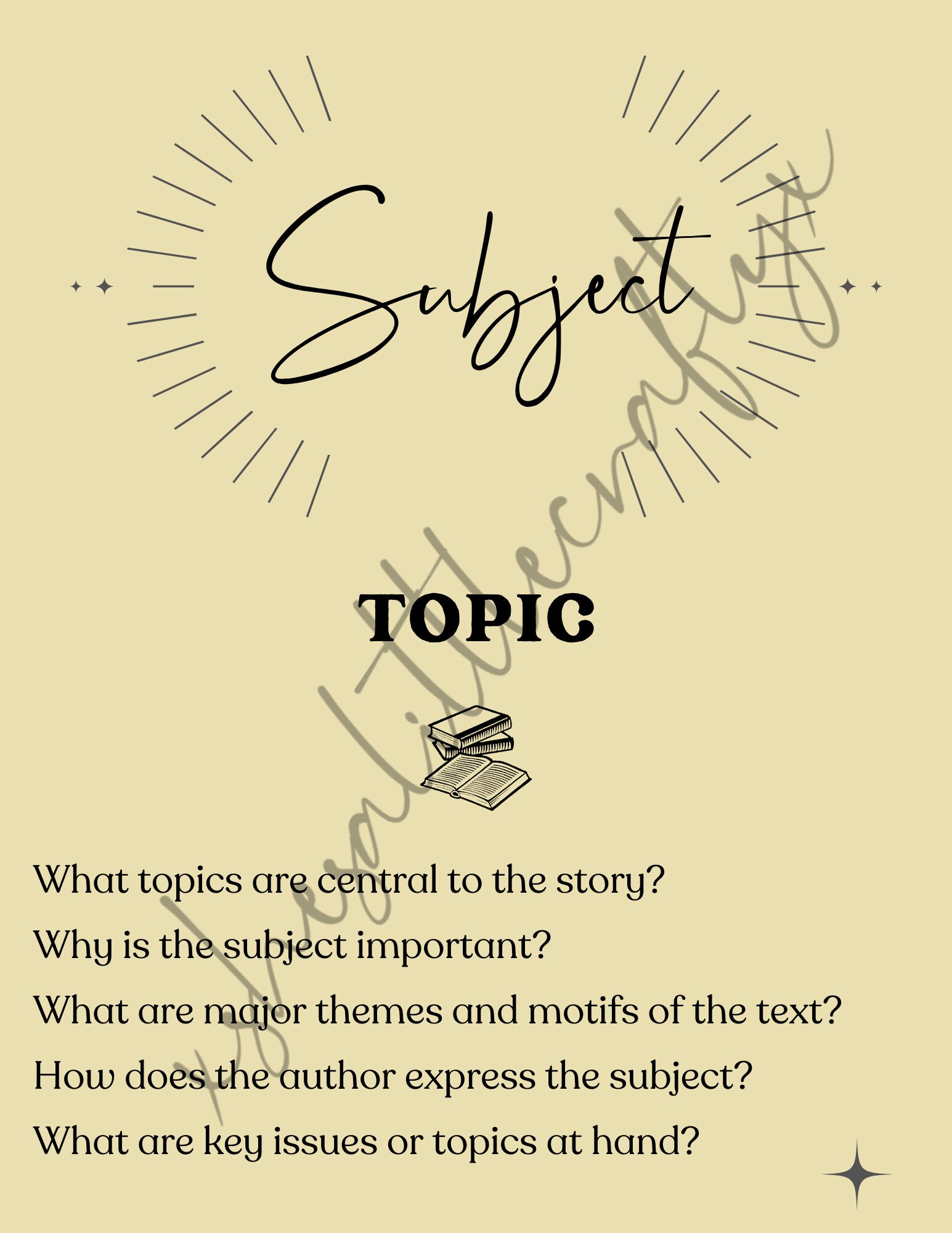 Soapstone English Classroom Poster Gray - Etsy