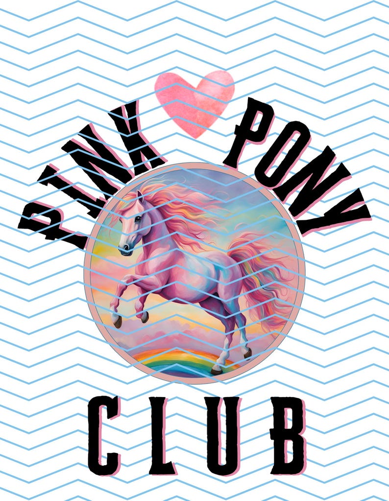 Pink Pony Club - Etsy