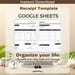 Receipt Template, Google Sheets Payment Record, Sales Receipt Generator ...