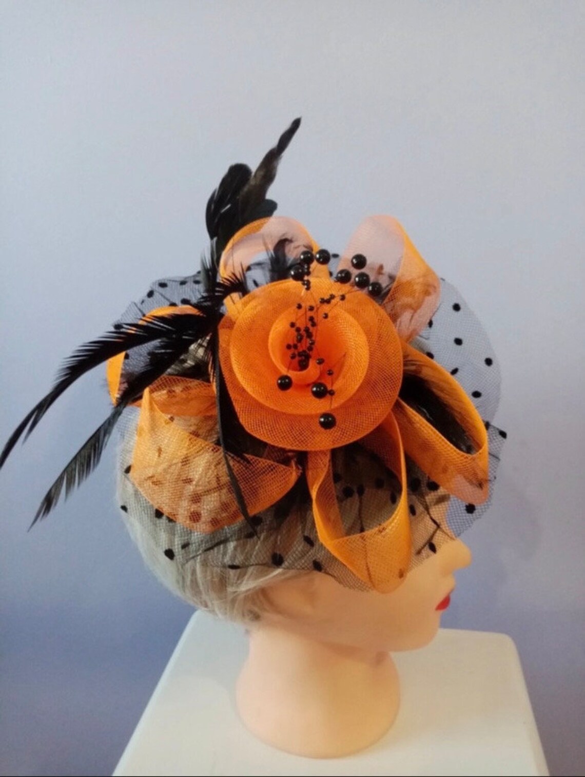 Vintage Stunning Fascinator, Ladies Day, Wedding, Celebration, Unique ...