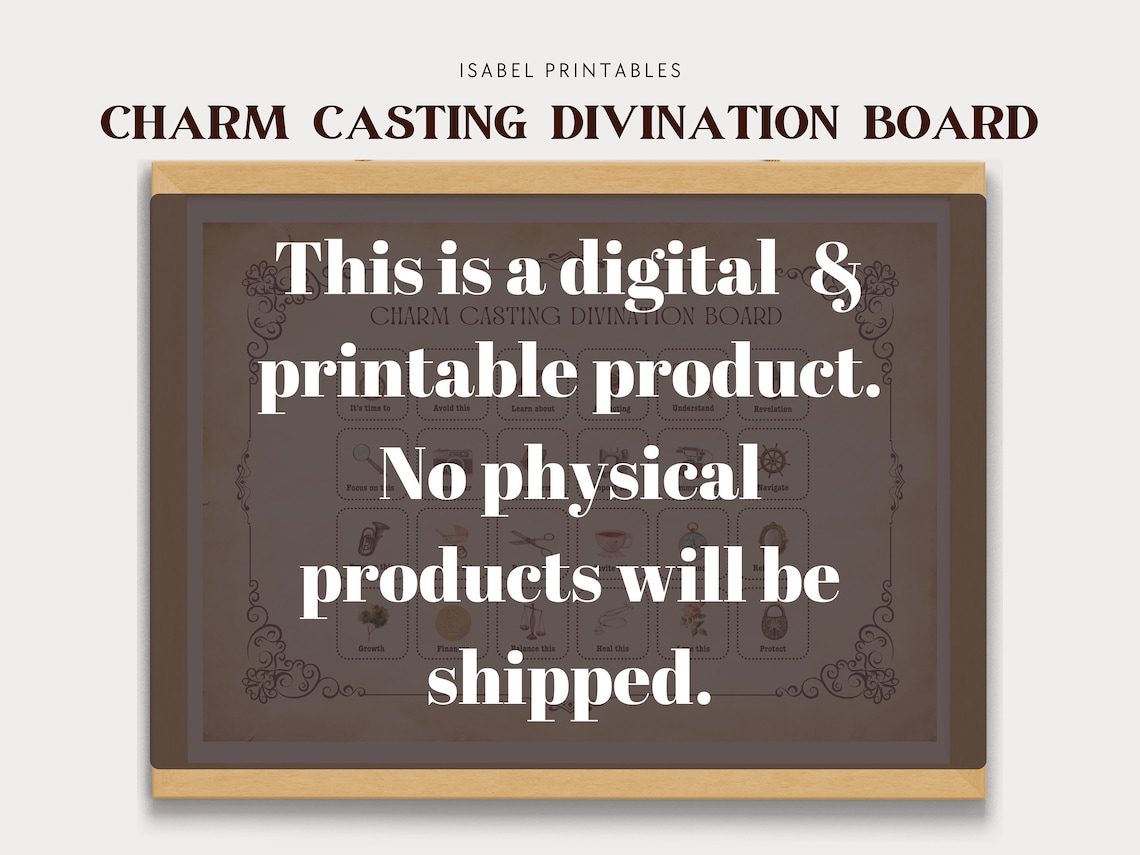 Charm Casting Board | Casting Mat| Divination Tools | Divination Dice ...