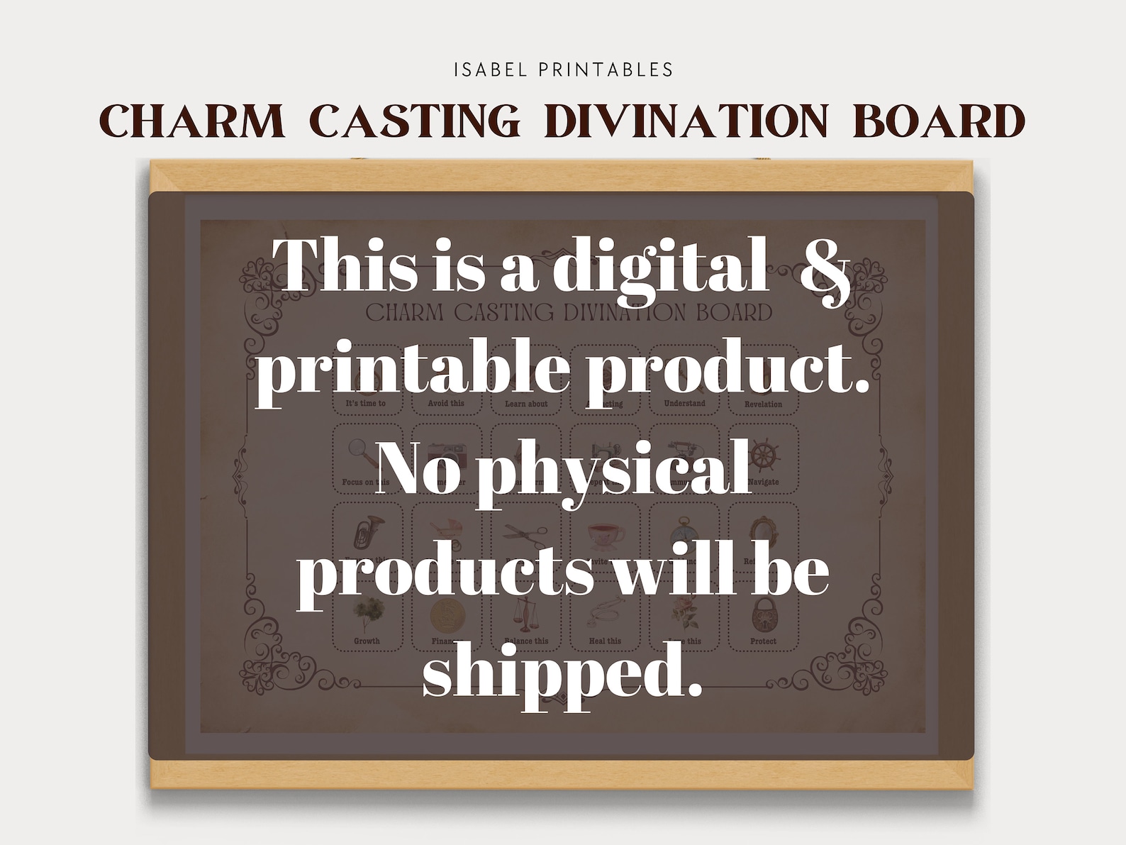 Charm Casting Board | Casting Mat| Divination Tools | Divination Dice ...