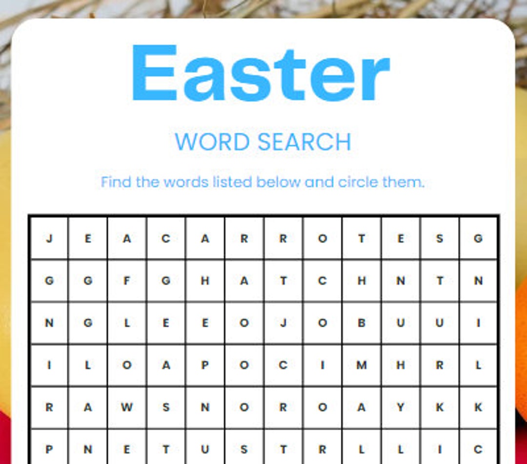 Printable Easter Activities for Kids Including Bingo, Scavenger Hunt ...