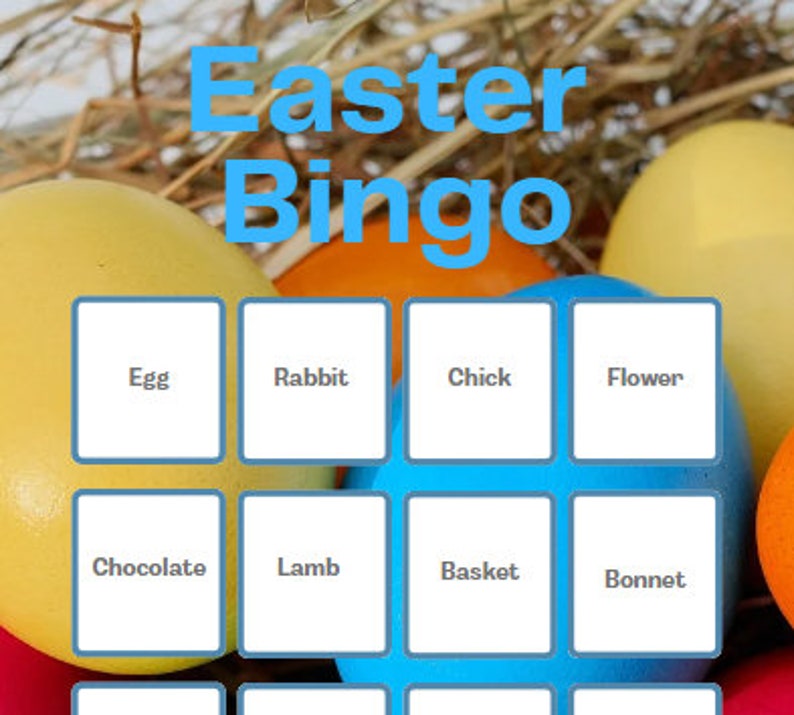 Printable Easter Activities for Kids Including Bingo, Scavenger Hunt ...
