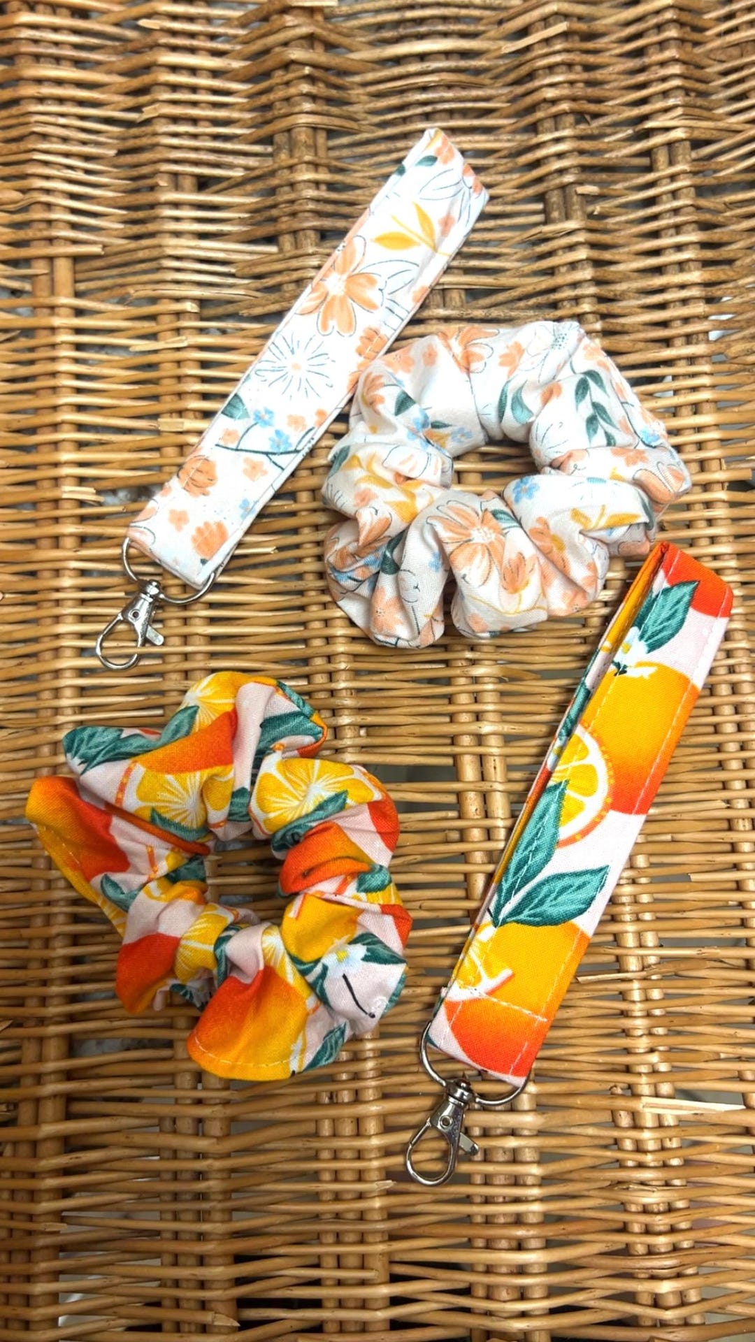 2-piece Gift Set | Cute Keychain & Soft Scrunchie | Small Gift for Her ...
