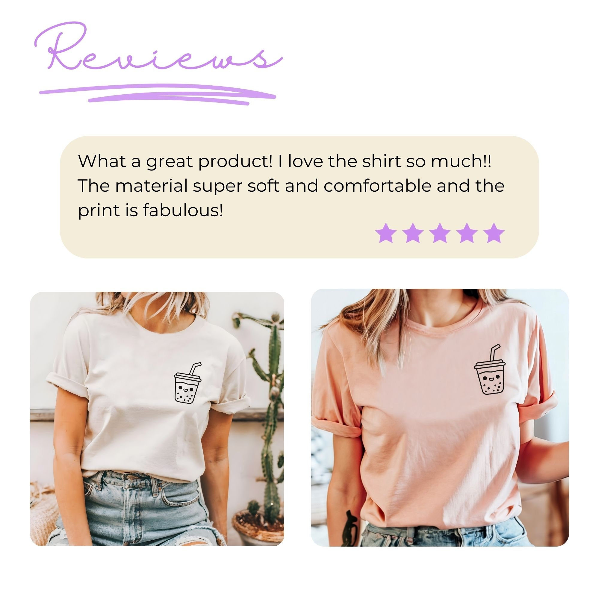 Cute Boba With Straw Shirt, Boba Tea Tshirt, Gifts for Boba Lover ...