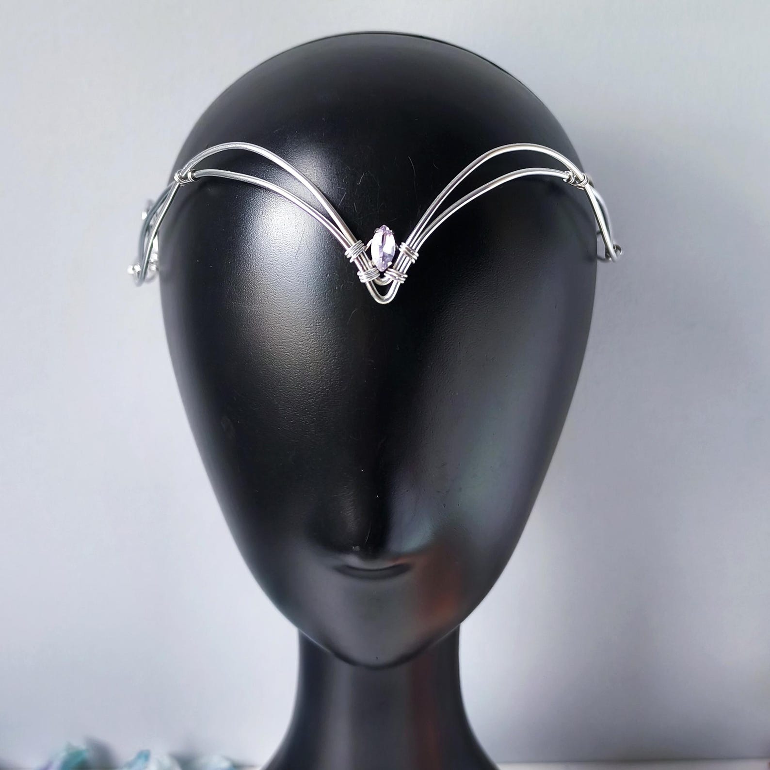 Simple Bridal Tiara. Elven Bridal Headpiece. Fairy Crown. Medieval ...