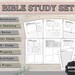 Printable Bible Study Bundle | Instant Download | Sermon Notes | Bible ...