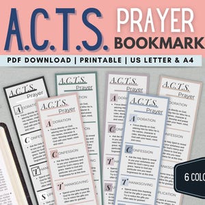 Bible Study Printable Bookmark Set | Print Cut Books of the Bible ...