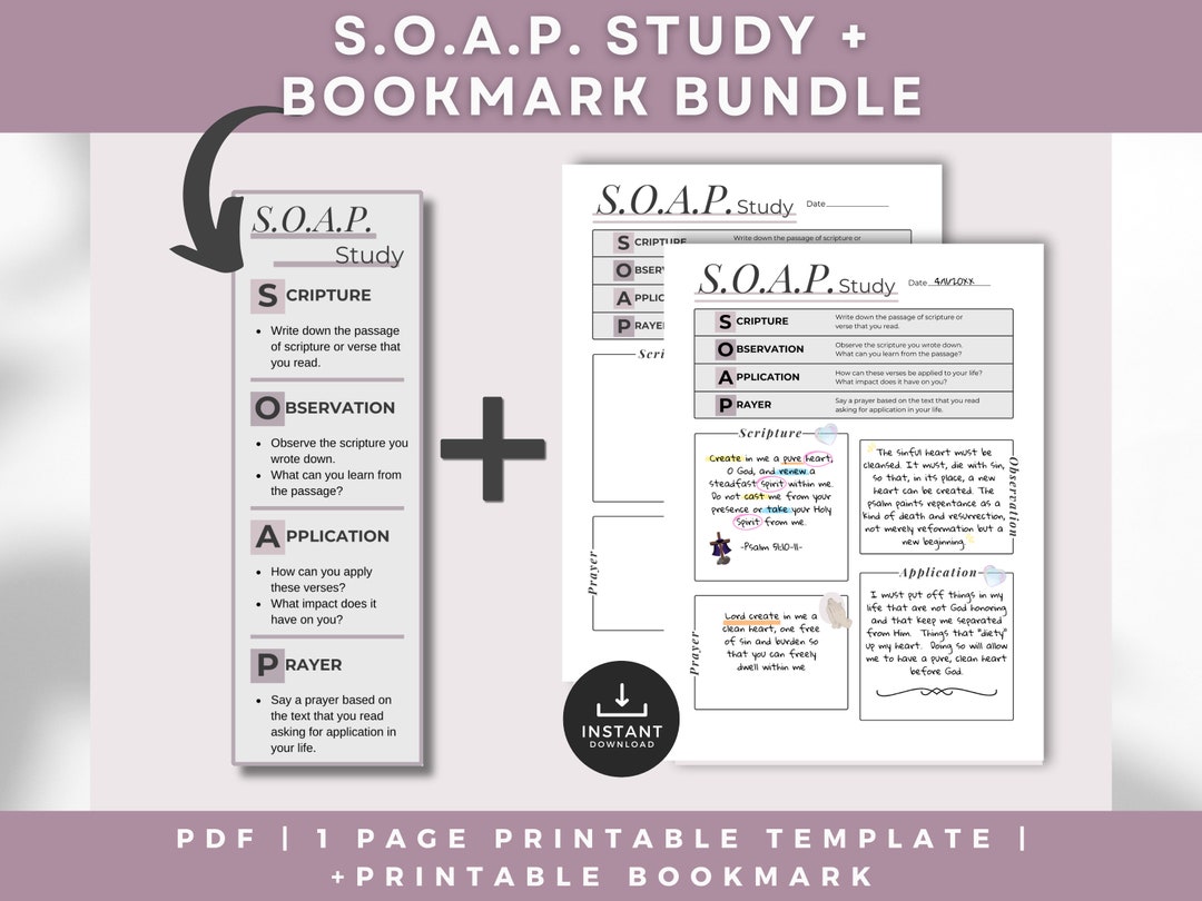 Sticker Printable Soap Bible Study Method Bible Study Tools 14 Bible ...