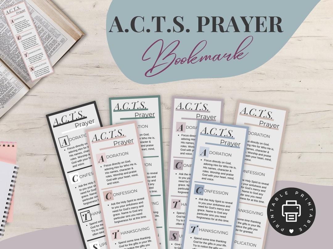 Bible Study Printable Bookmark Set Print Cut Books of the Bible ...