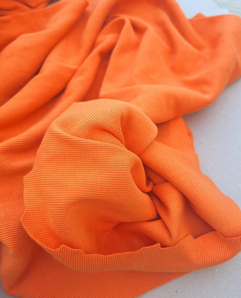 50x110 Cm Rib Knit Fabric 2x2 Ribbing for Cuff, Waistband and Neckline ...