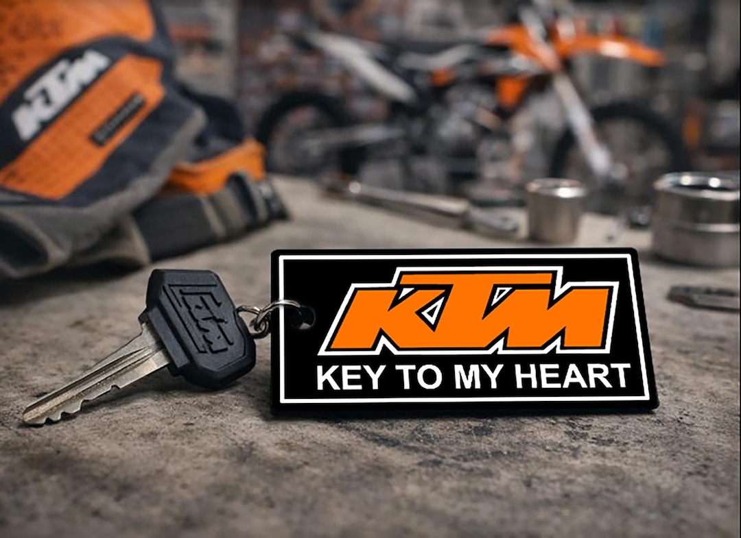 KTM Keychain Personalized – Motorcycle Gift for KTM Rider | Custom Key ...