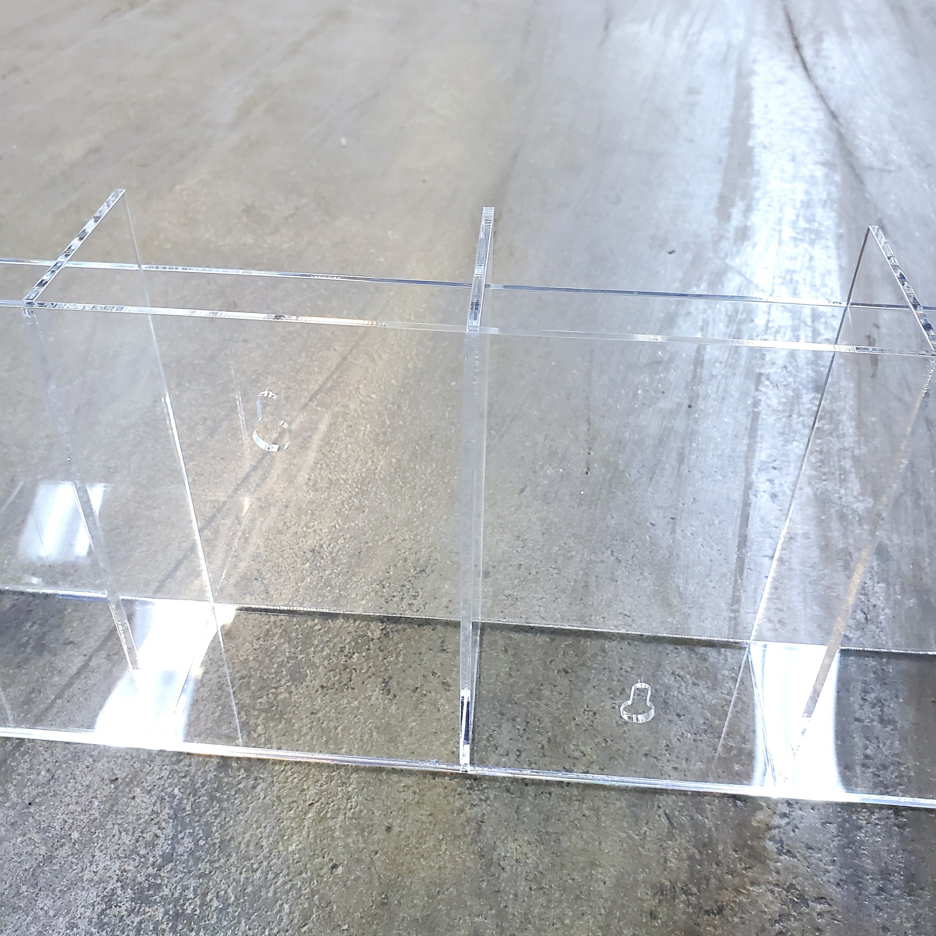 Large 25" Wide Clear Acrylic 6-brochure Document Pamphlet Display ...
