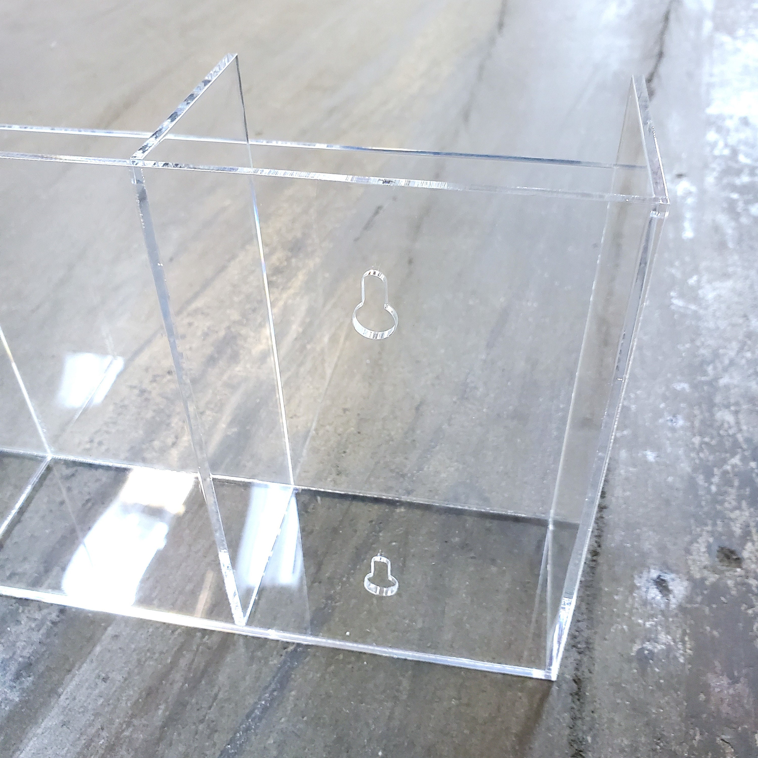 Large 25" Wide Clear Acrylic 6-brochure Document Pamphlet Display ...
