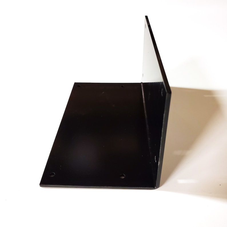 Heavy Duty Steel Corner Angle Support Joining Bracket 4"w X 8"l Powder ...