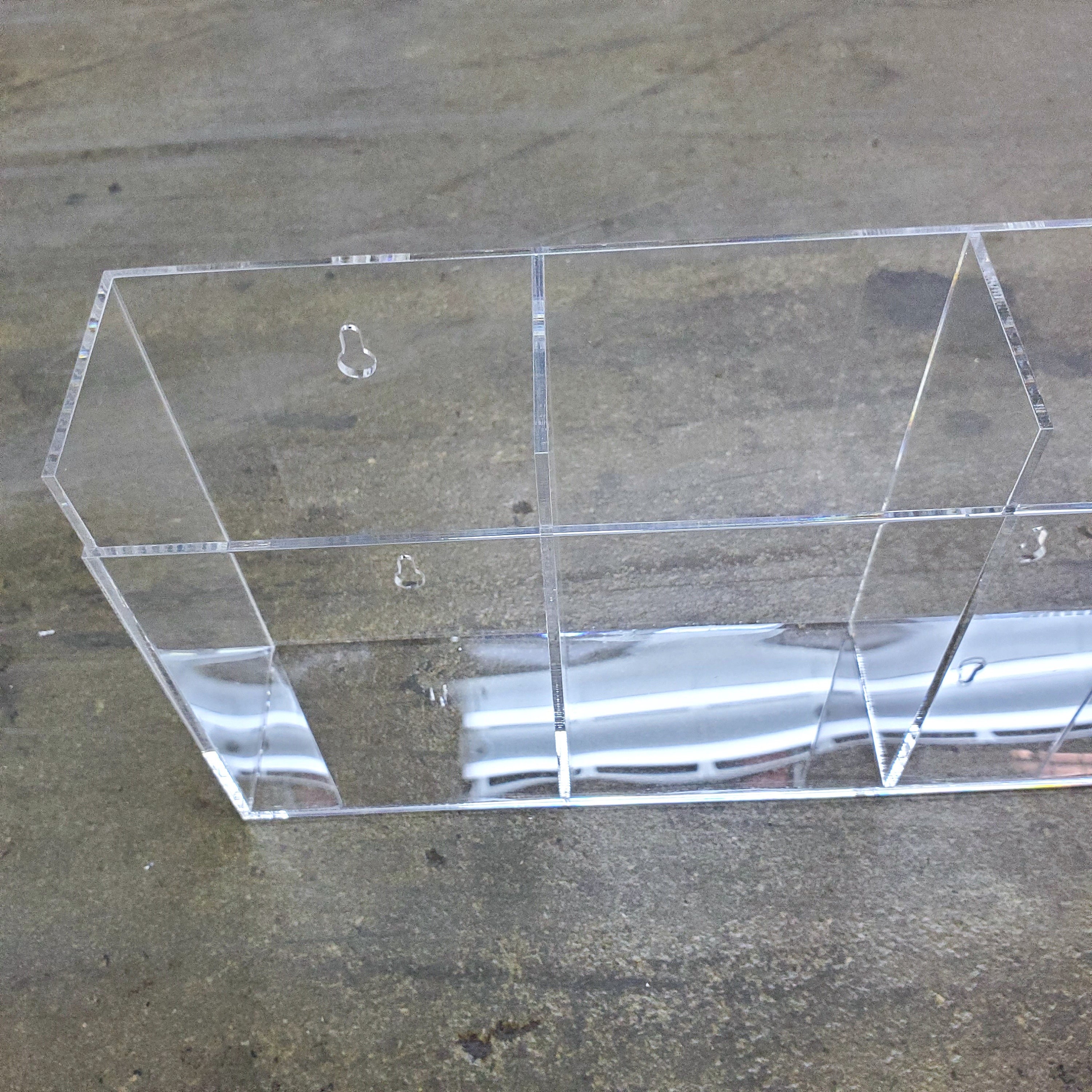 Large 25" Wide Clear Acrylic 6-brochure Document Pamphlet Display ...