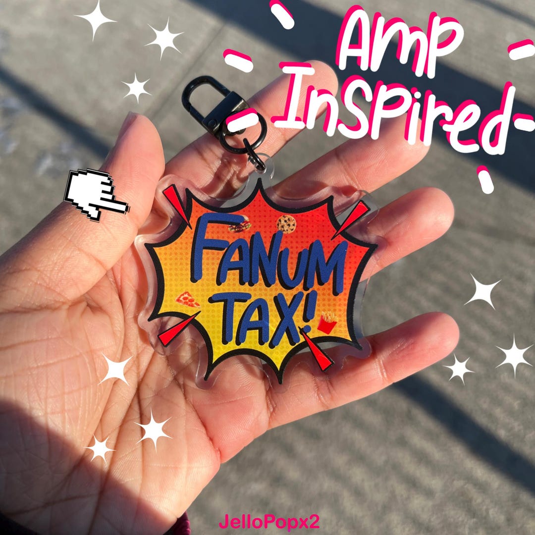 Fanum Tax Keychain - Etsy