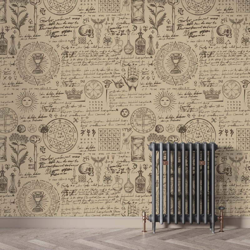 Medieval Map Wallpaper - Etsy UK