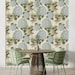Hydrangea and Bird Wallpaper Peel & Stick, Floral Wallpaper for Girls ...
