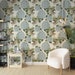 Hydrangea and Bird Wallpaper Peel & Stick, Floral Wallpaper for Girls ...
