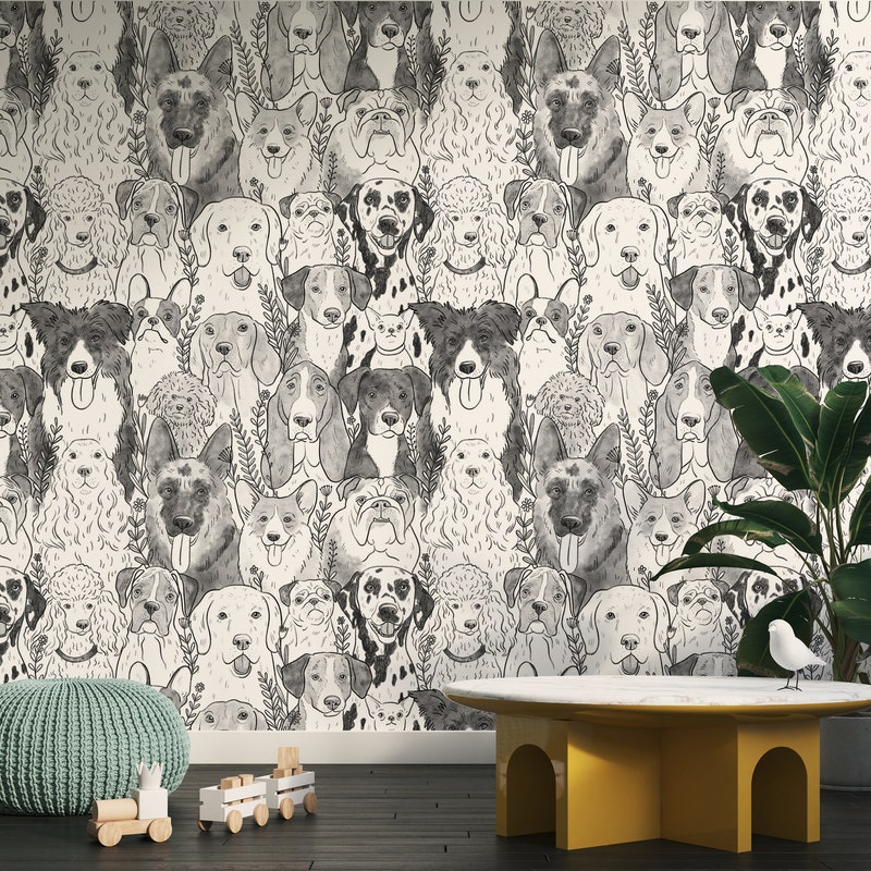 Dog Wallpaper - Etsy