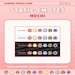 Cute Static Twitch Emotes - Sweet Food Japanese Rice Cake Mochi Emotes ...