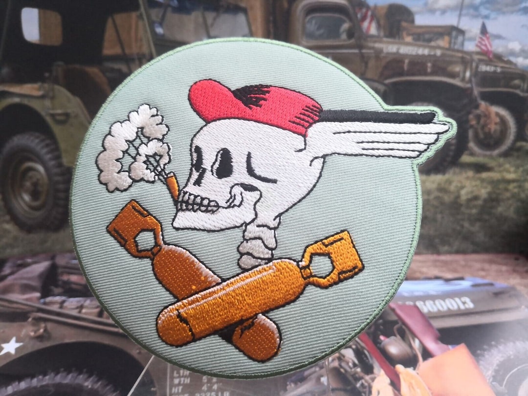 Patch-ww2 USAF 587TH Bomb Squadron Copy 110 Mm to Sew or Glue - Etsy