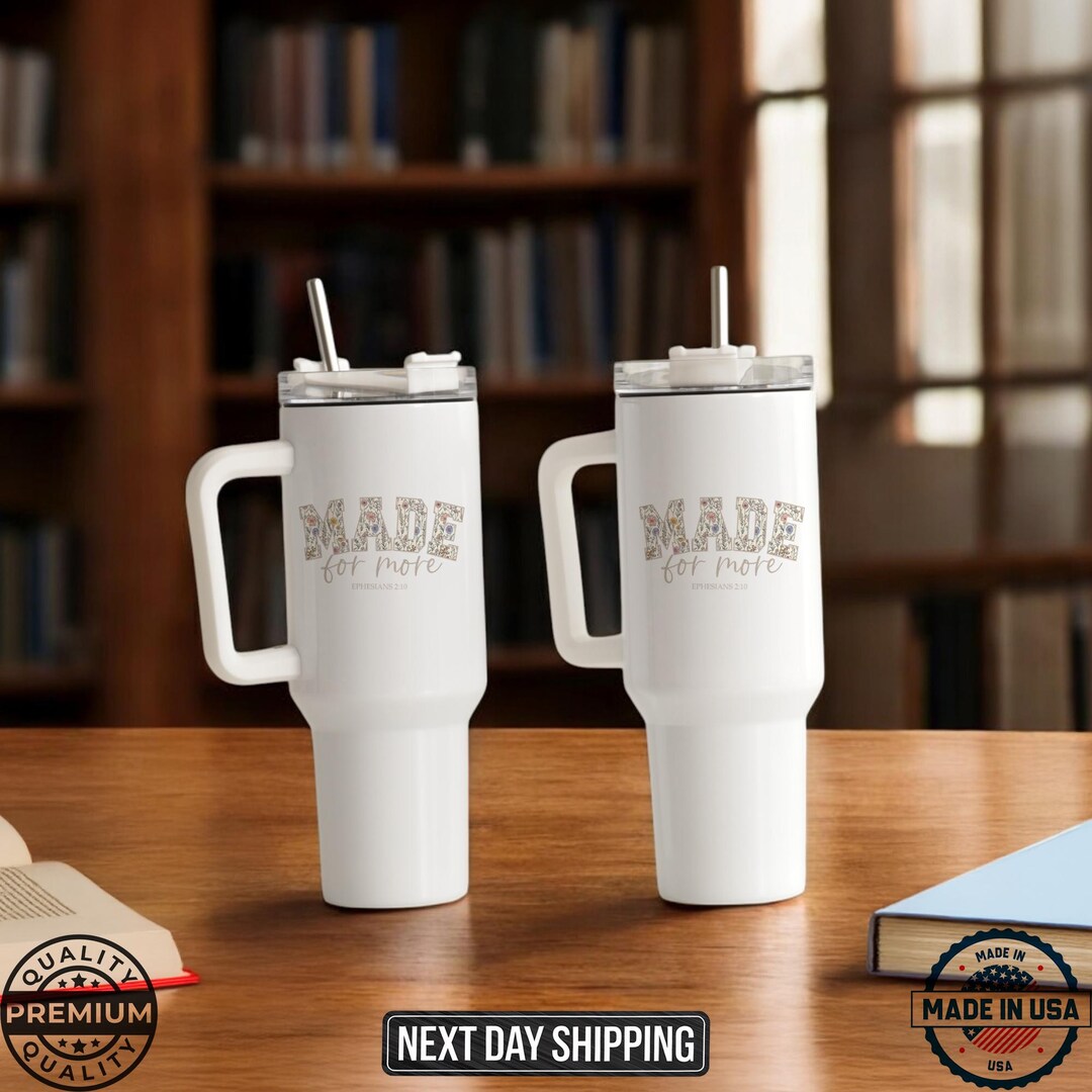 Christian Stanley Cup, Faith Bible Verse Tumbler, Cute Scripture Travel ...