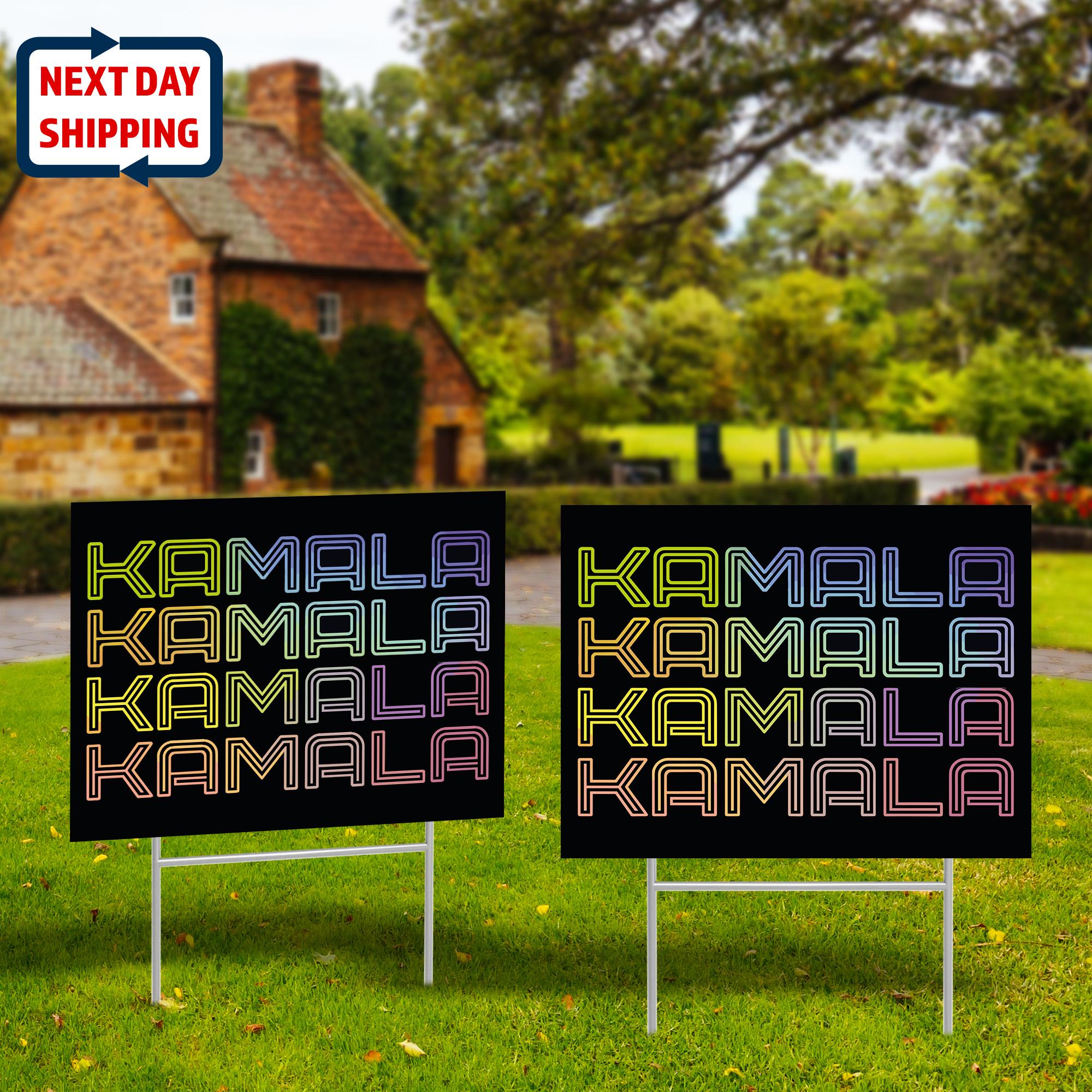 Kamala Yard Sign, Kamala Harris, Madam President, Presidential Signs ...