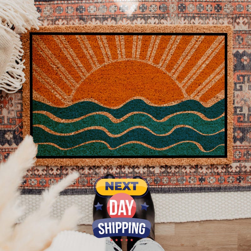 Boho Door Mat - Etsy