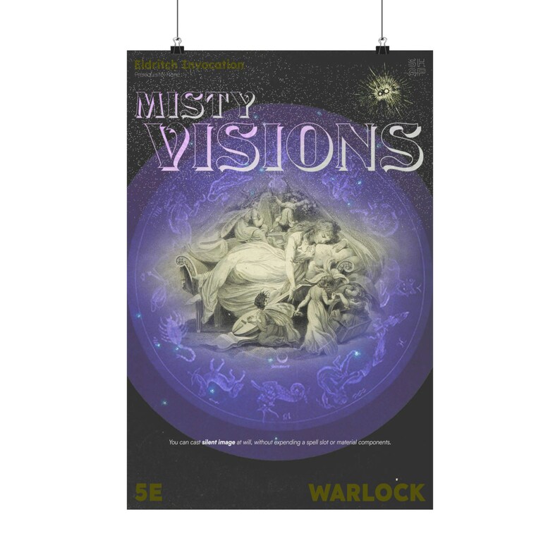 Misty Visions 5e Warlock Invocation Poster - Etsy