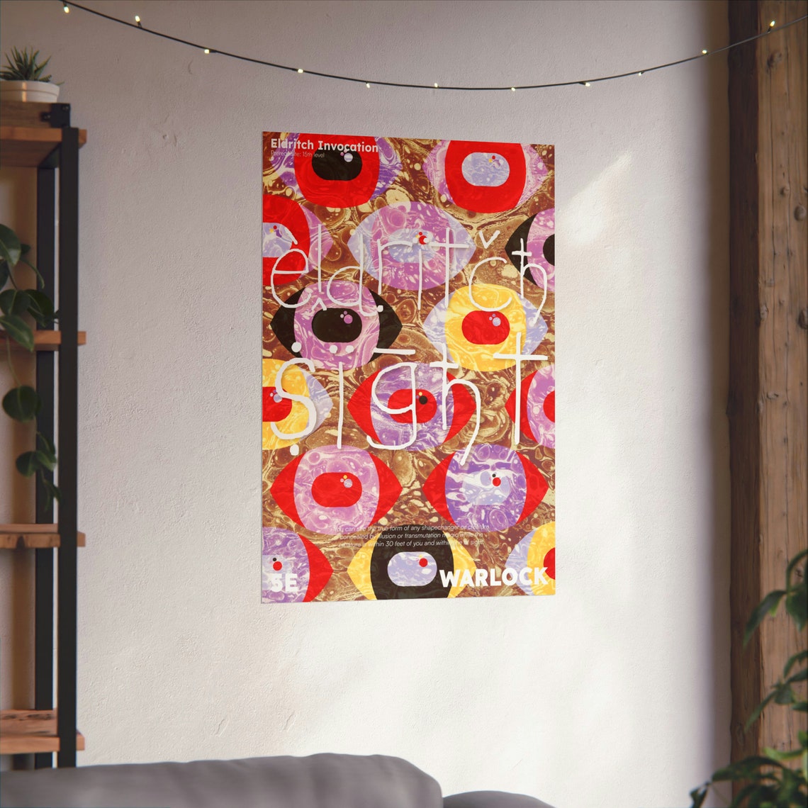 Eldritch Sight 5e Warlock Invocation Poster - Etsy