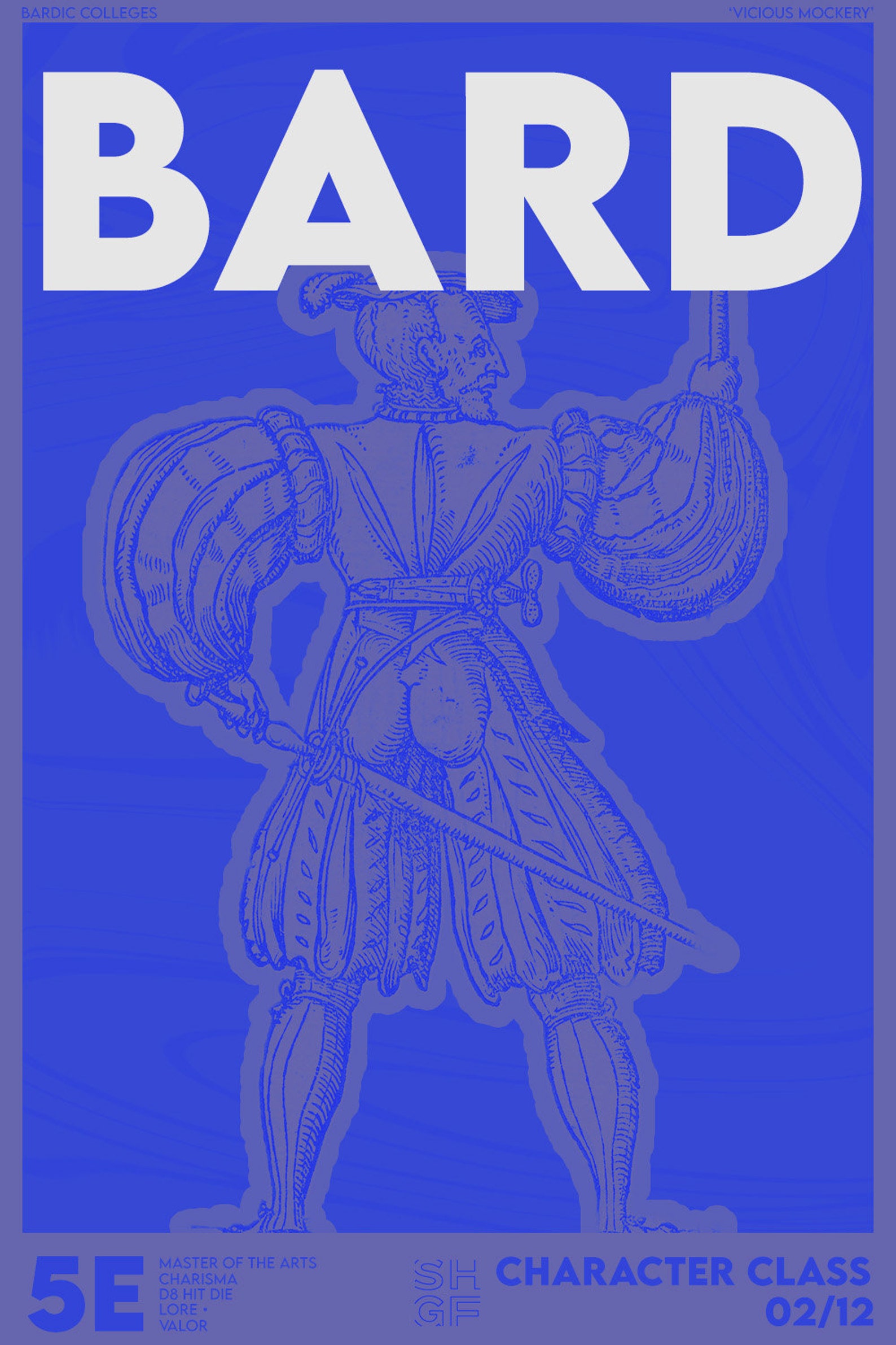 Dnd Class Poster - Show off Your 5e Character in Style! - Etsy