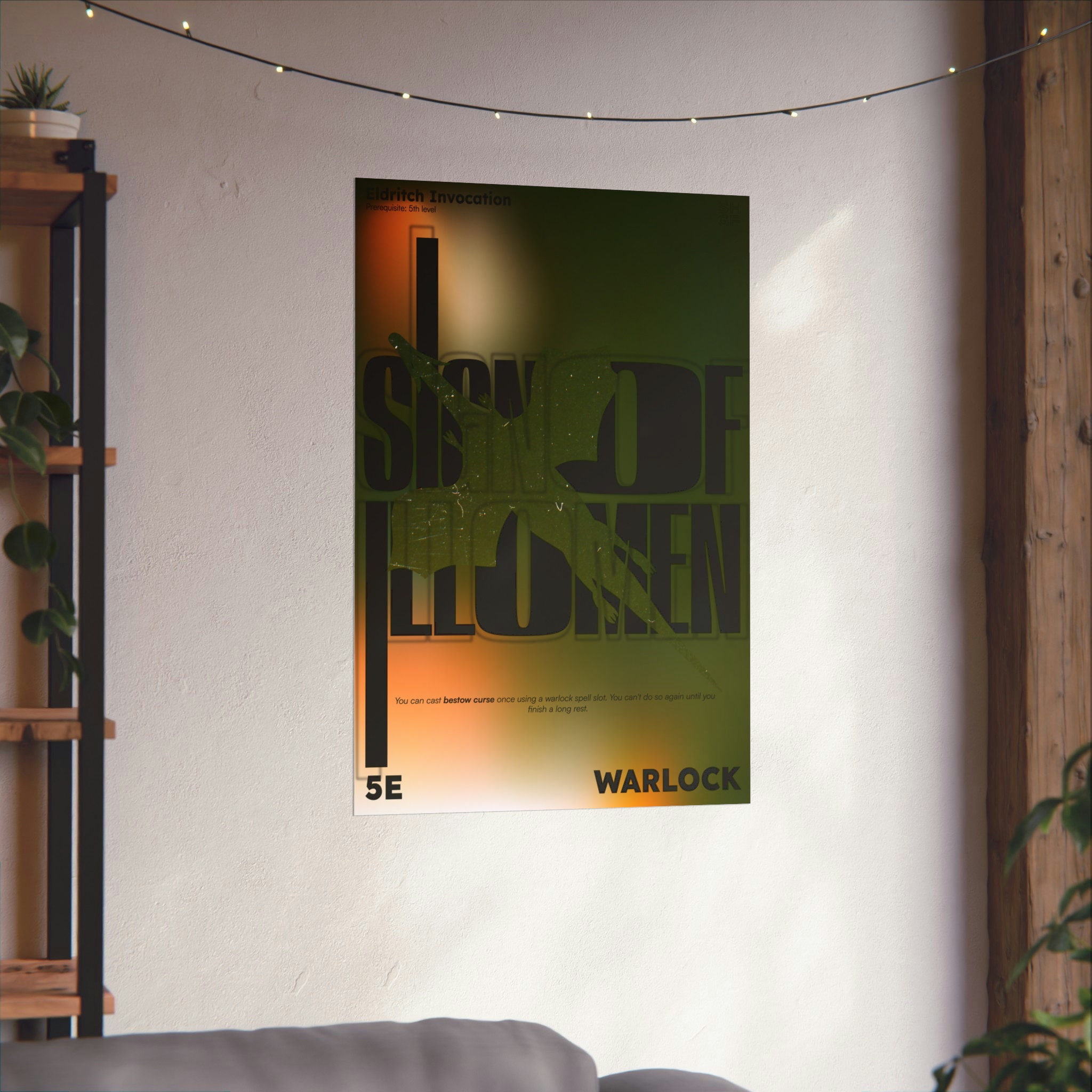 Sign of Ill Omen 5e Warlock Invocation Poster - Etsy