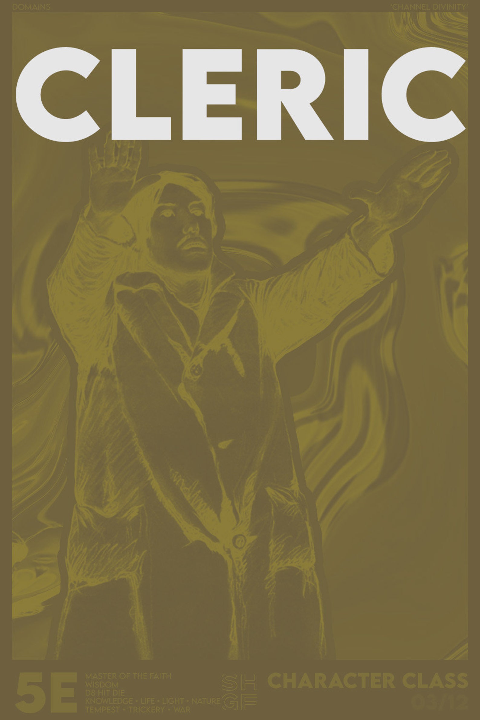 Dnd Class Poster - Show off Your 5e Character in Style! - Etsy