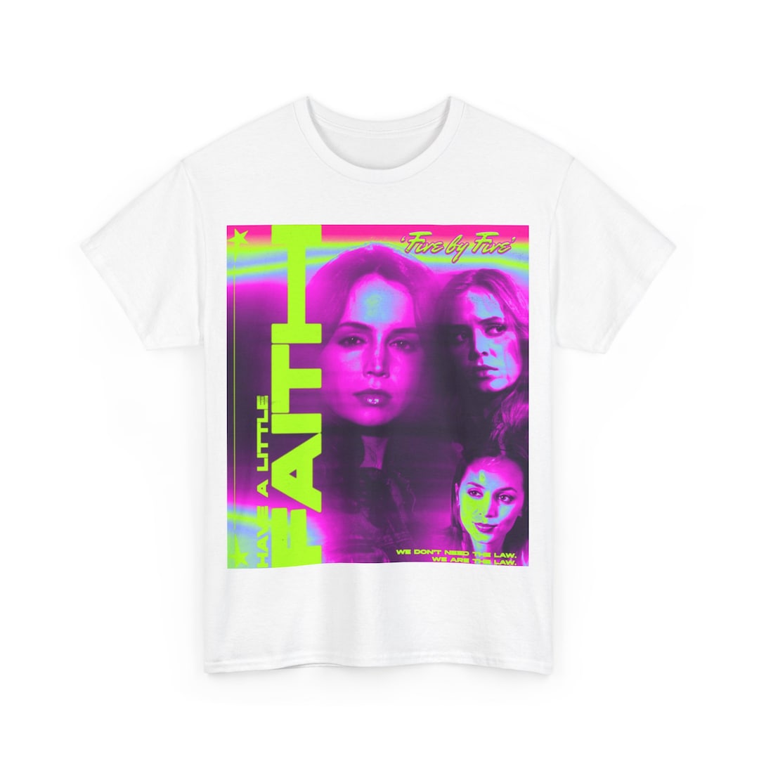 Five by Five: Retro 90s Faith From Buffy T-shirt - Badass Slayer Chic ...